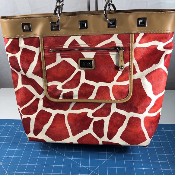 Maxx New York | Bags | Maxx New York Signature Redblack Tote | Poshmark